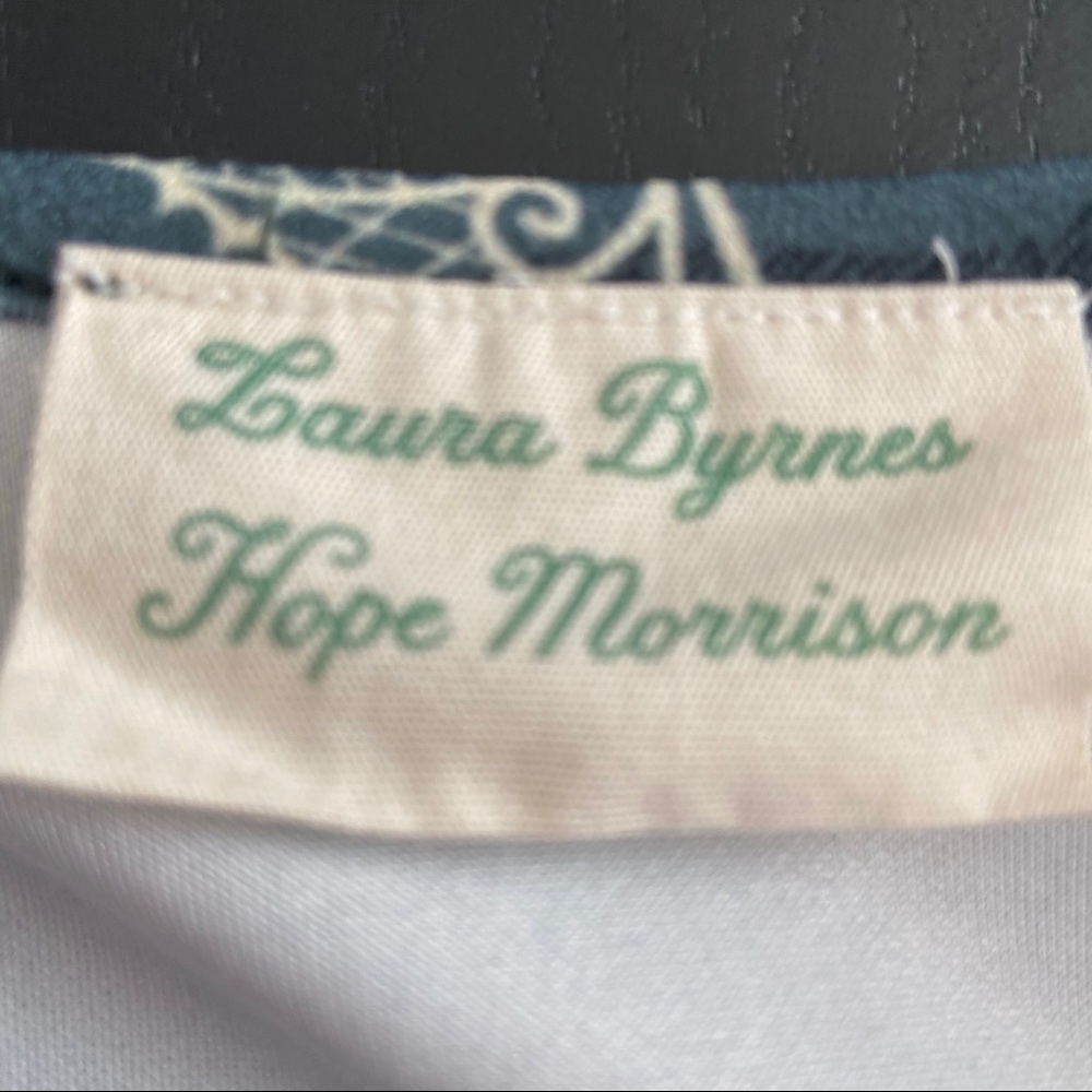 Laura Byrnes Hannah Dress In Victorian Bats Print - Gem